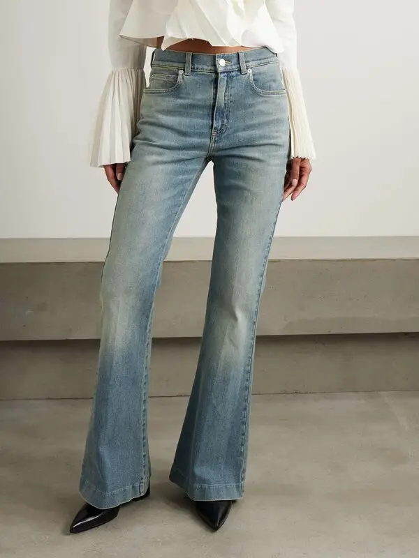 Alexander McQueen High-rise Boot-cut Jeans
