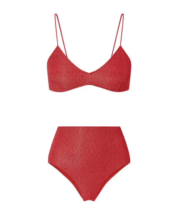 Oseree Lumière Metallic Lurex Bikini - No