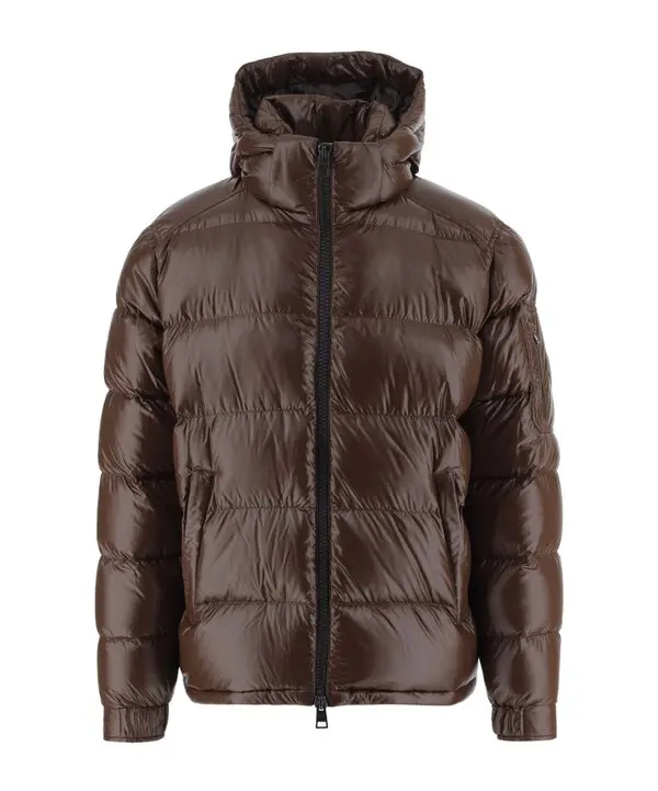 Herno Quilted Zippered Padded Jacket - Black