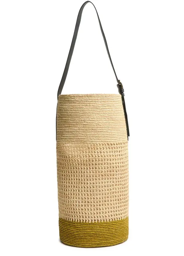 Khaite Woven Bucket Bag