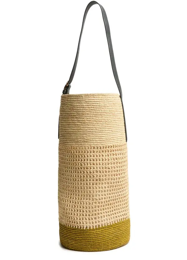 Khaite Woven Bucket Bag
