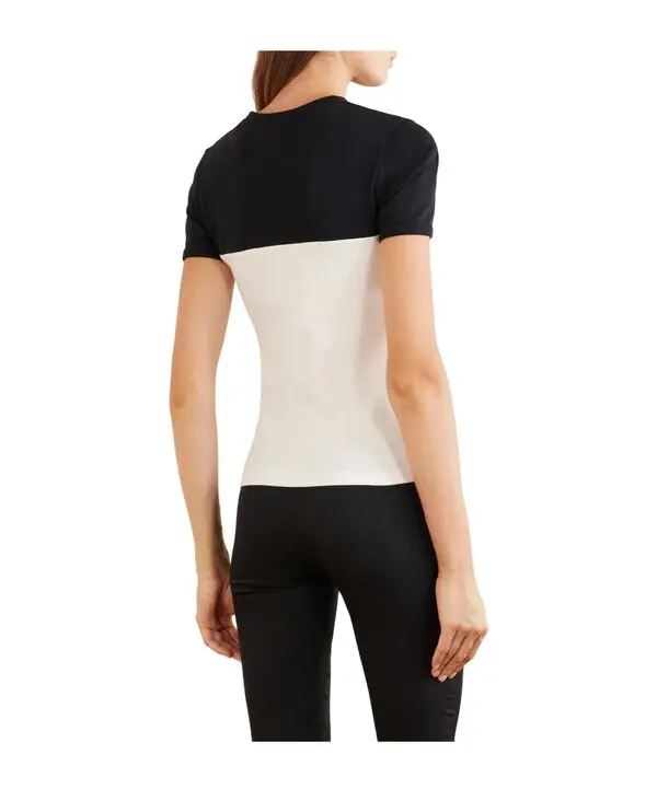 COURREGES Color-block Cut-out T-shirt
