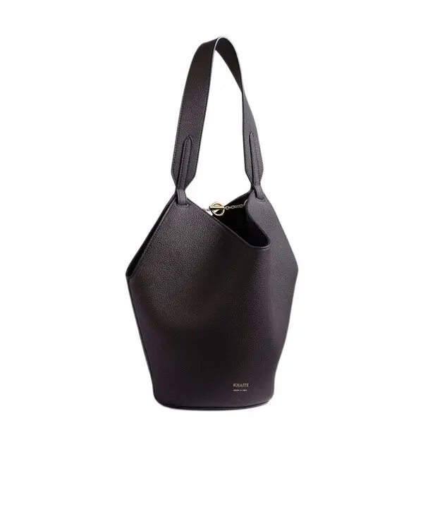 Khaite Single-shoulder Shopping Tote Bag - Black