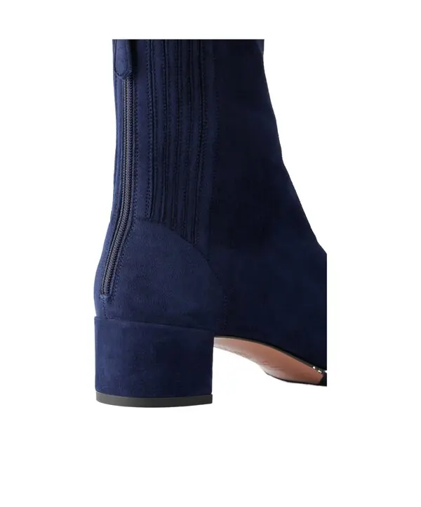 AQUAZZURA Suede Ankle Boots