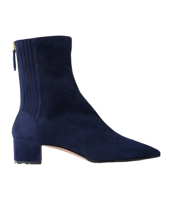 AQUAZZURA Suede Ankle Boots