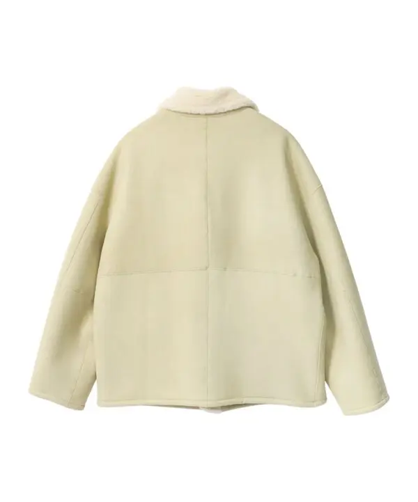 Auralee Long Sleeve Shearling Casual Jacket