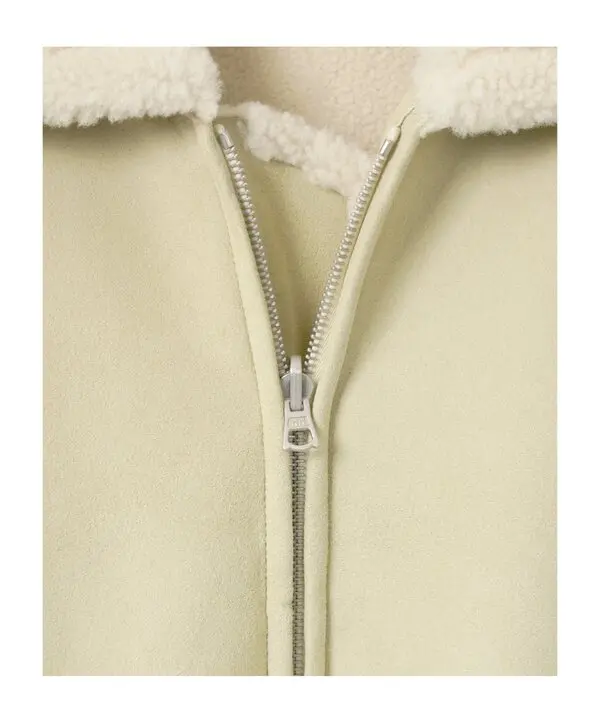 Auralee Long Sleeve Shearling Casual Jacket