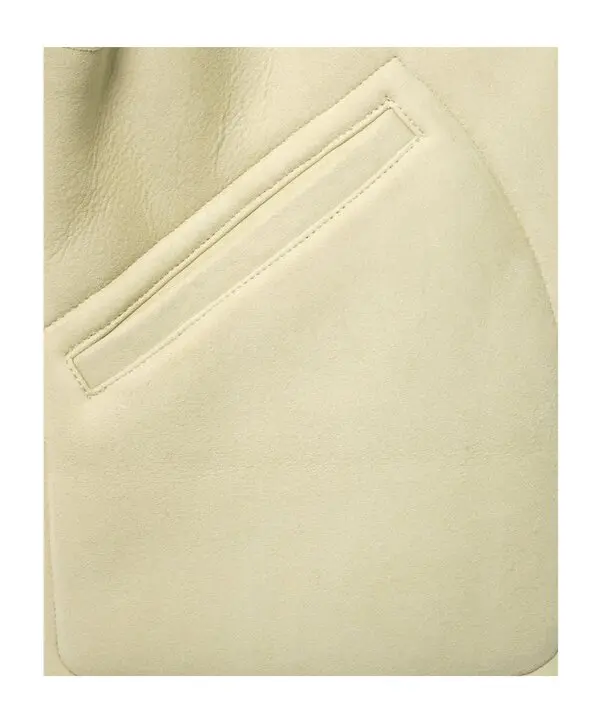 Auralee Long Sleeve Shearling Casual Jacket