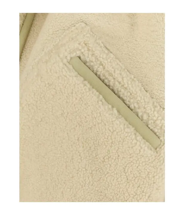 Auralee Long Sleeve Shearling Casual Jacket
