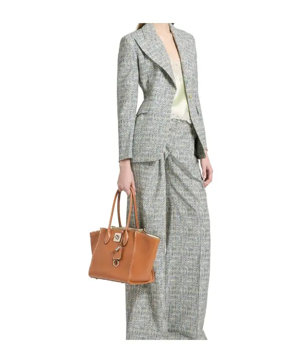 Ermanno Scervino Single-breasted Jacket In Pure Viscose
