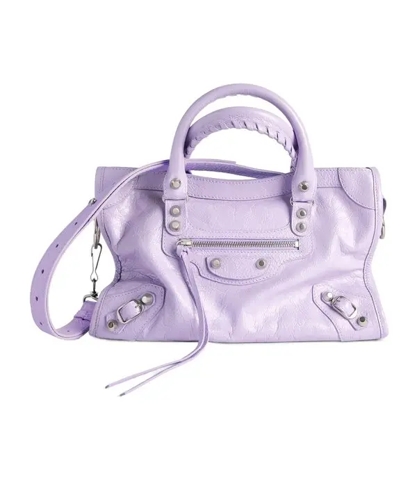 Balenciaga Le City Small Handbag - Lavender