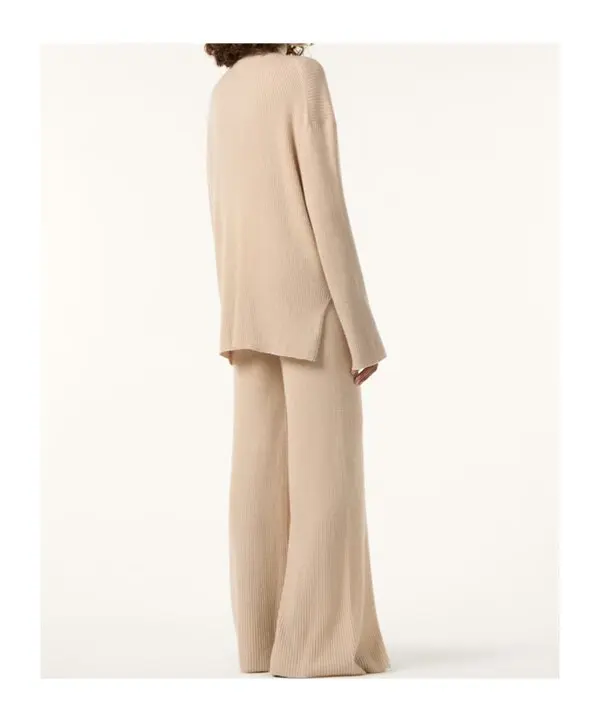 Loro Piana Camino Ribbed Cashmere And Silk Blend Turtleneck Sweater