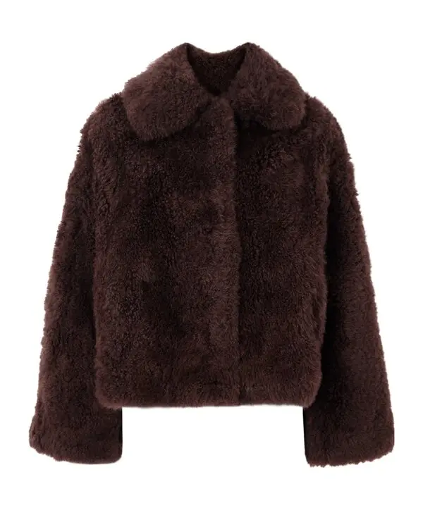 YVES SALOMON Shearling Jacket - Black