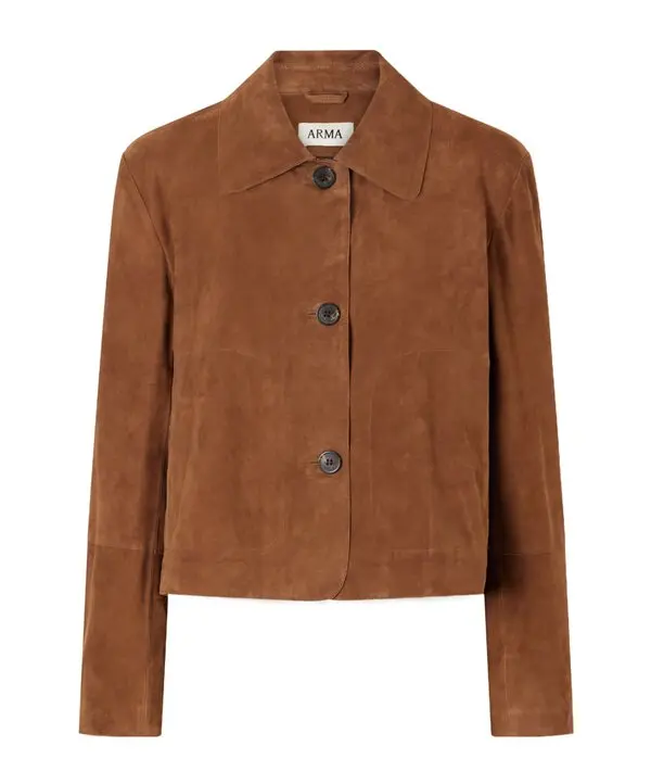ARMA Emy Suede Cropped Jacket