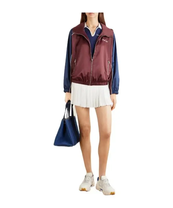 SPORTY  RICH Sporty & Rich Pleated Mini Skirt