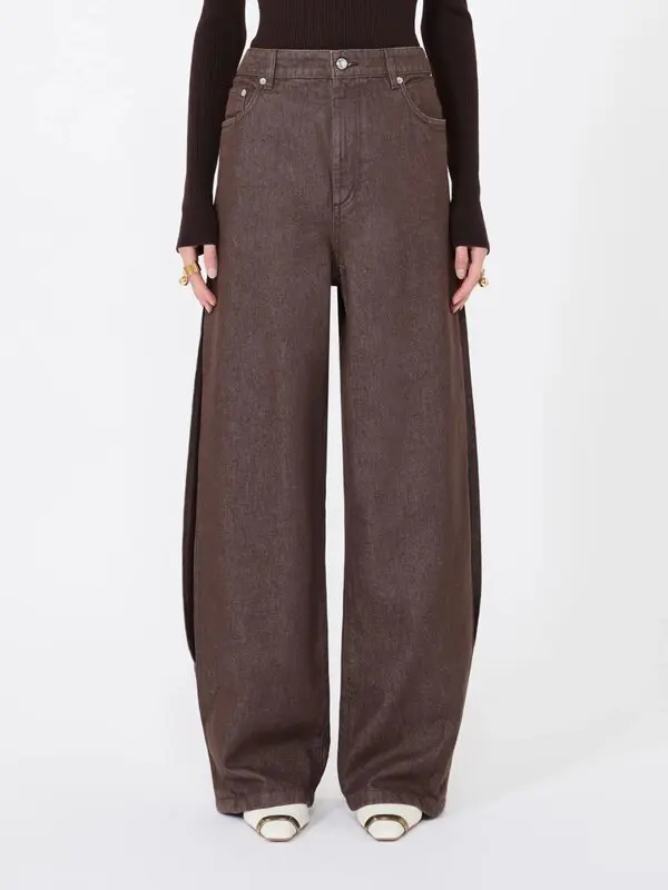 Sportmax Multi-pocket Wide-leg Jeans