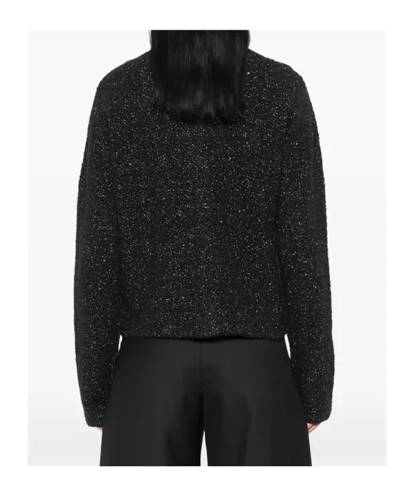 Fabiana Filippi Knitted Metallic-thread Casual Jacket
