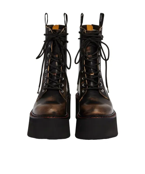 R13 Platform Ankle Boots