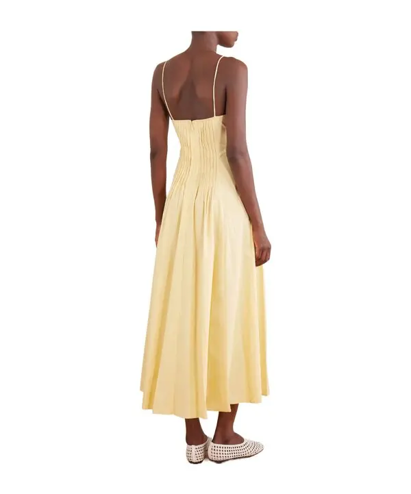 Staud Thin-strap Midi Dress