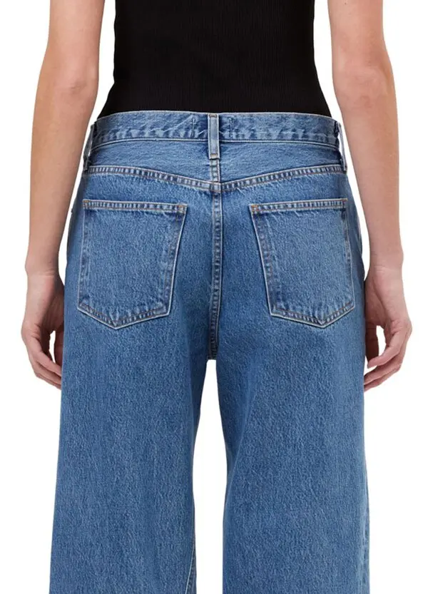 AGOLDE High Waisted Wide Leg Jeans