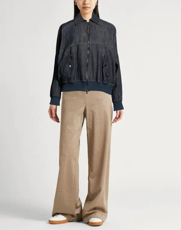 Brunello Cucinelli Long-sleeved Denim Jacket