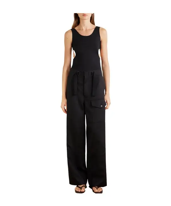 Auralee Belted Cargo Pants