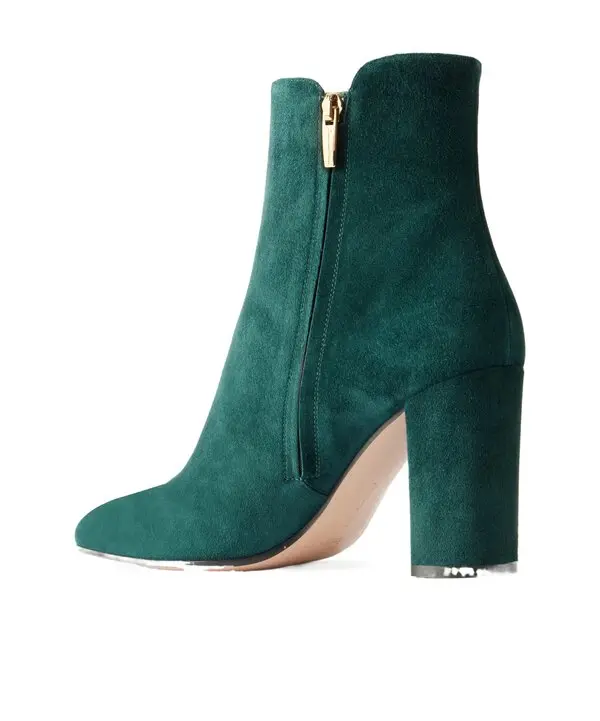 GIANVITO ROSSI 85 Suede Ankle Boots