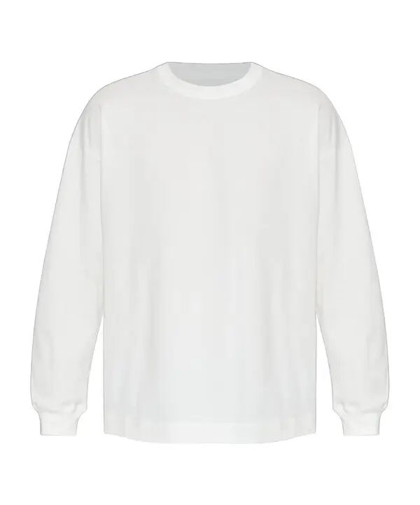 Issey Miyake Long-sleeve Graphic T-shirt - White