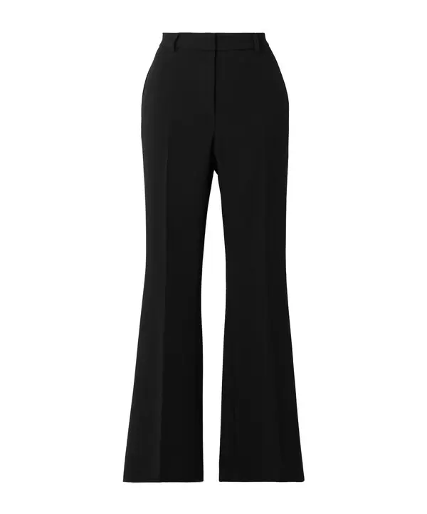 Etro Wool Flared Pants - Black