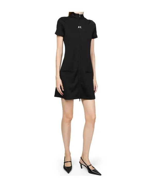 COURREGES Interlock Tracksuit Mini Dress