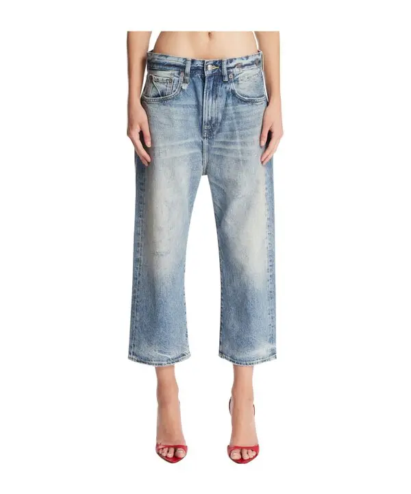 R13 Belt-loop Cropped Jeans