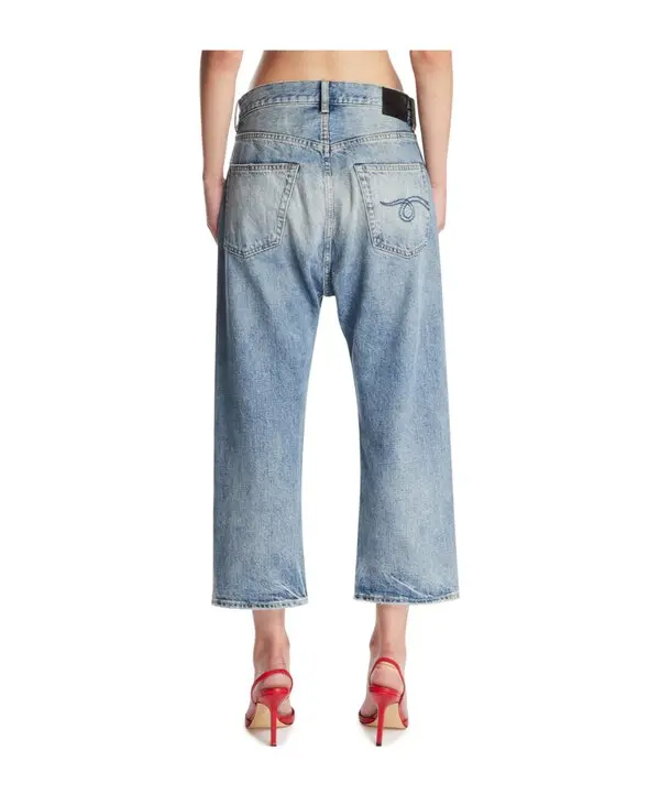 R13 Belt-loop Cropped Jeans