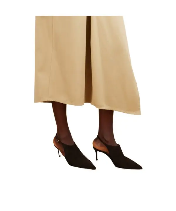 GIANVITO ROSSI Solid Suede Pumps