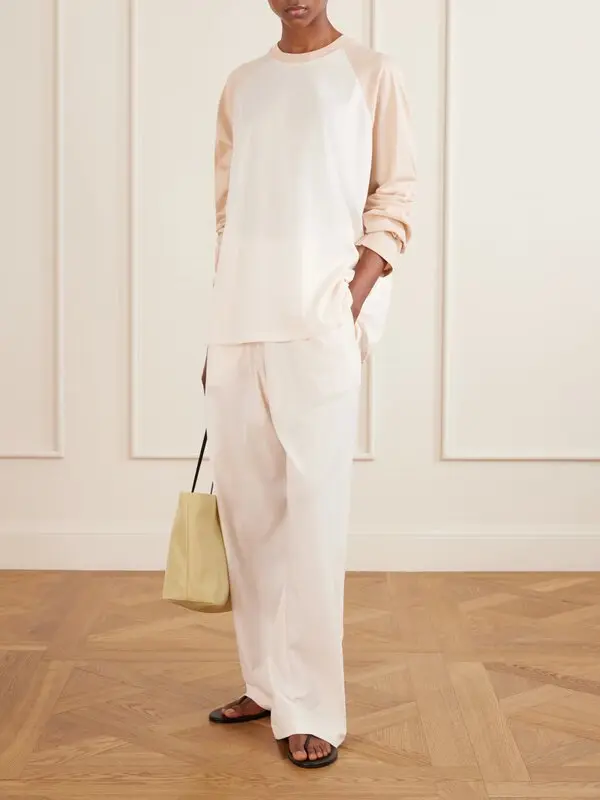 Wardrobe.NYC Lightpink Elasticwaist Wideleg Pants