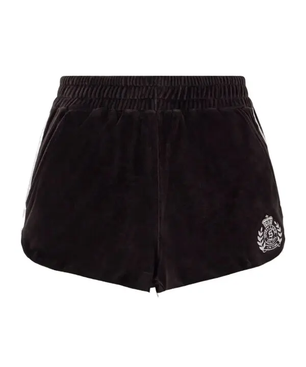 SPORTY  RICH Casual Athletic Shorts - Black