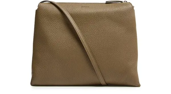 THE ROW Nu Twin Crossbody Bag In Leather - Green