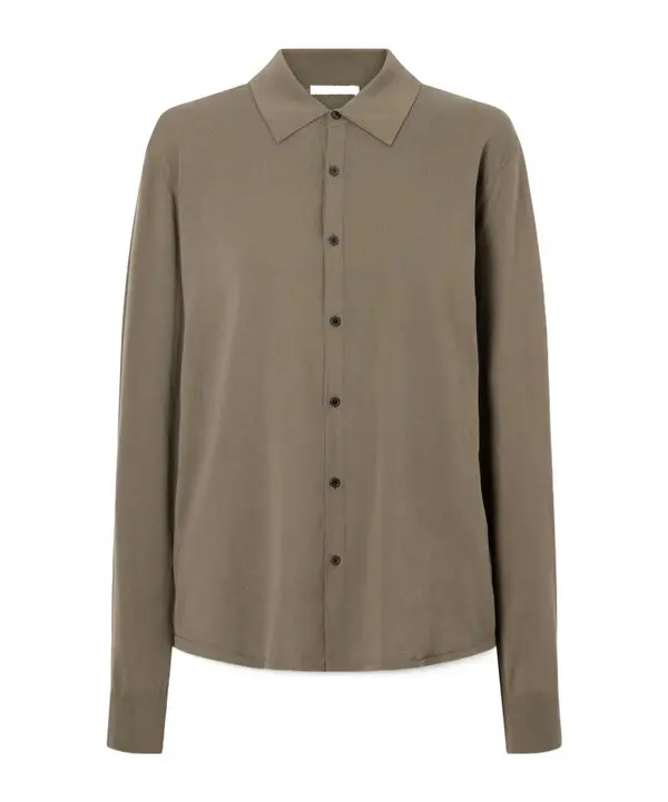 Auralee Giza Fine Knit Cotton Shirt
