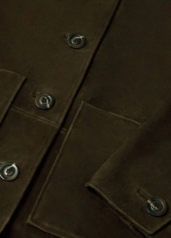 Soeur Vincenzo Suede Cropped Jacket