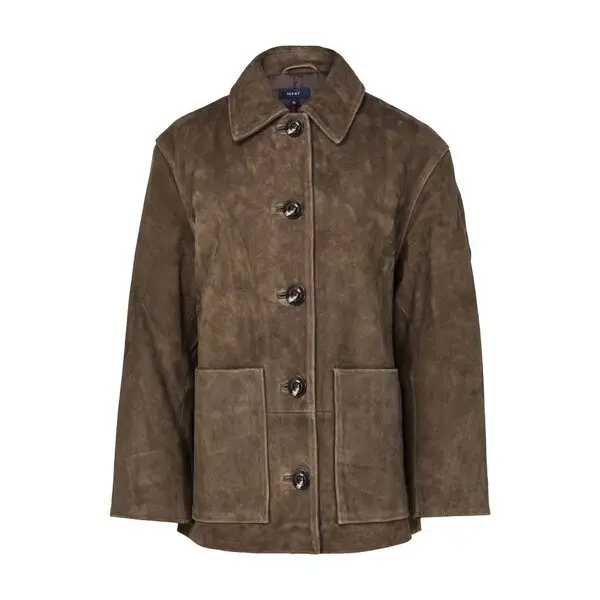 Soeur Vincenzo Suede Cropped Jacket