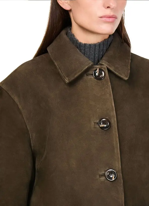 Soeur Vincenzo Suede Cropped Jacket