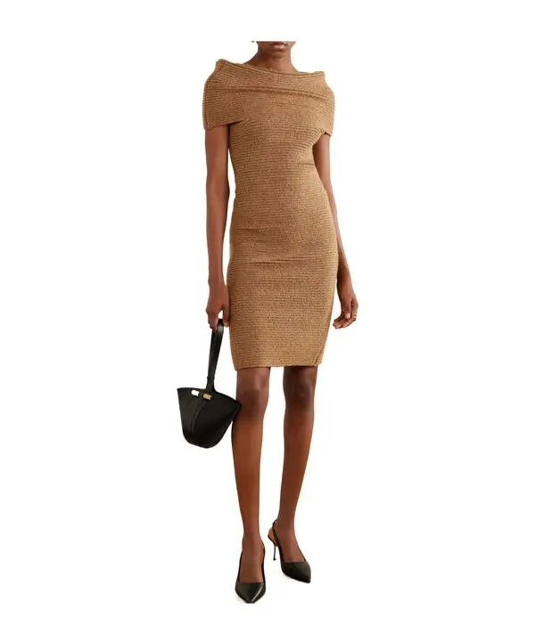 Magda Butrym Knitted Jersey Midi Dress