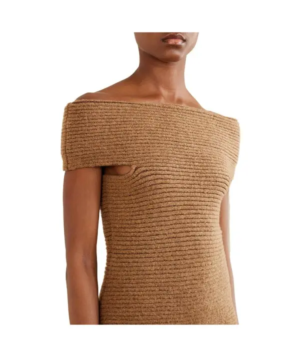 Magda Butrym Knitted Jersey Midi Dress
