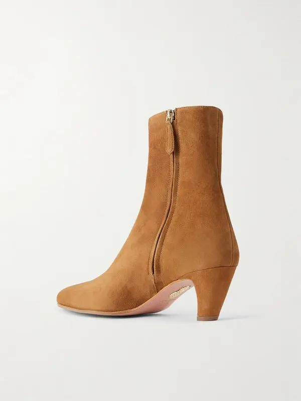 AQUAZZURA Sloan 50 Suede Boots