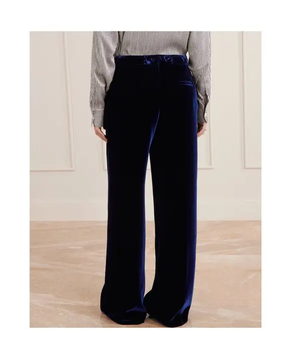 Etro Velvet Wide-leg Pants