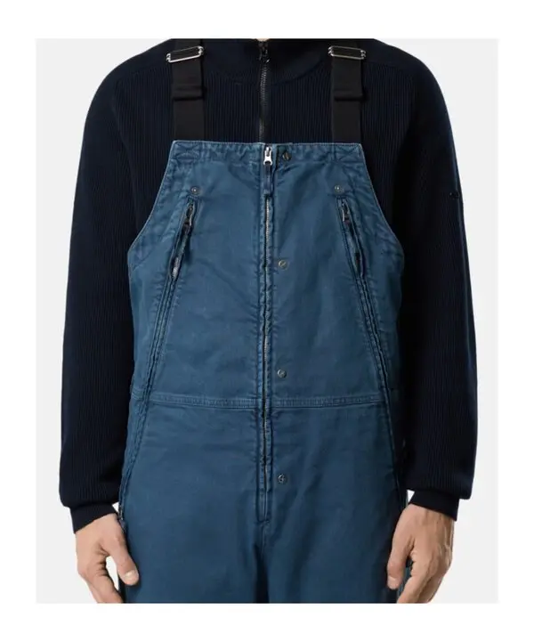 Stone Island Loose-fit Overalls With Pockets