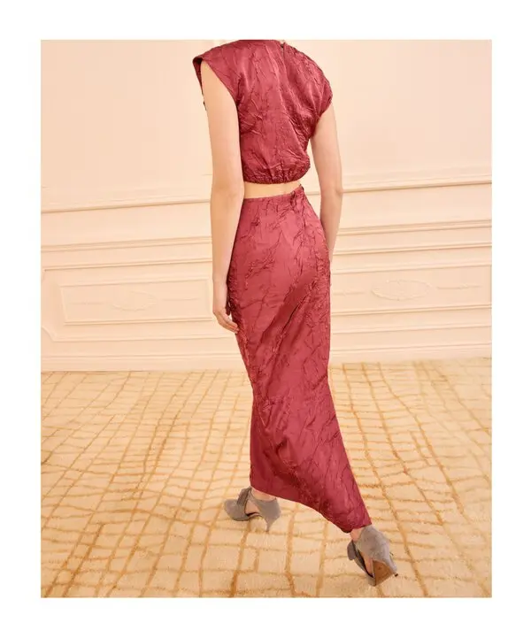 Ulla Johnson Inez Satin Pencil Skirt