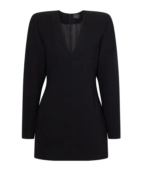 Wardrobe.NYC Vneck Blazer Mini Dress - Black