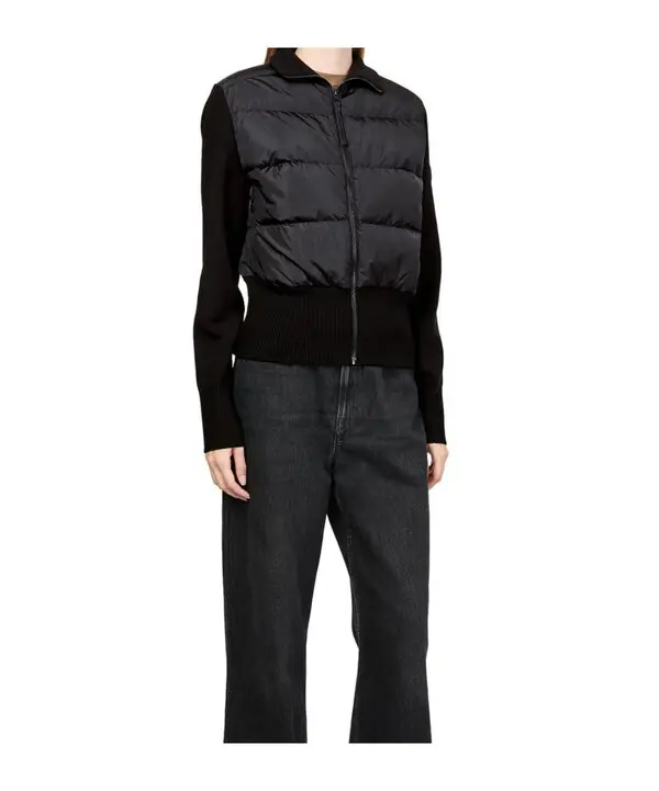 Canada Goose Hybride Large Quilted Knit Jacket