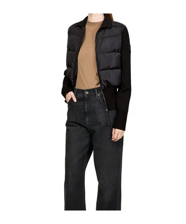 Canada Goose Hybride Large Quilted Knit Jacket