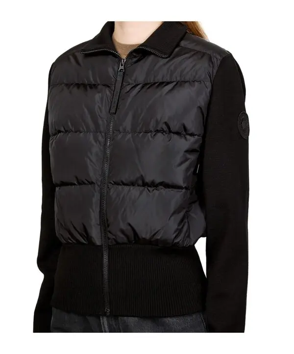 Canada Goose Hybride Large Quilted Knit Jacket